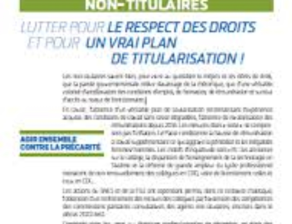 Prise de fonctions : enseignant·es et CPE contractuel·les : les ...